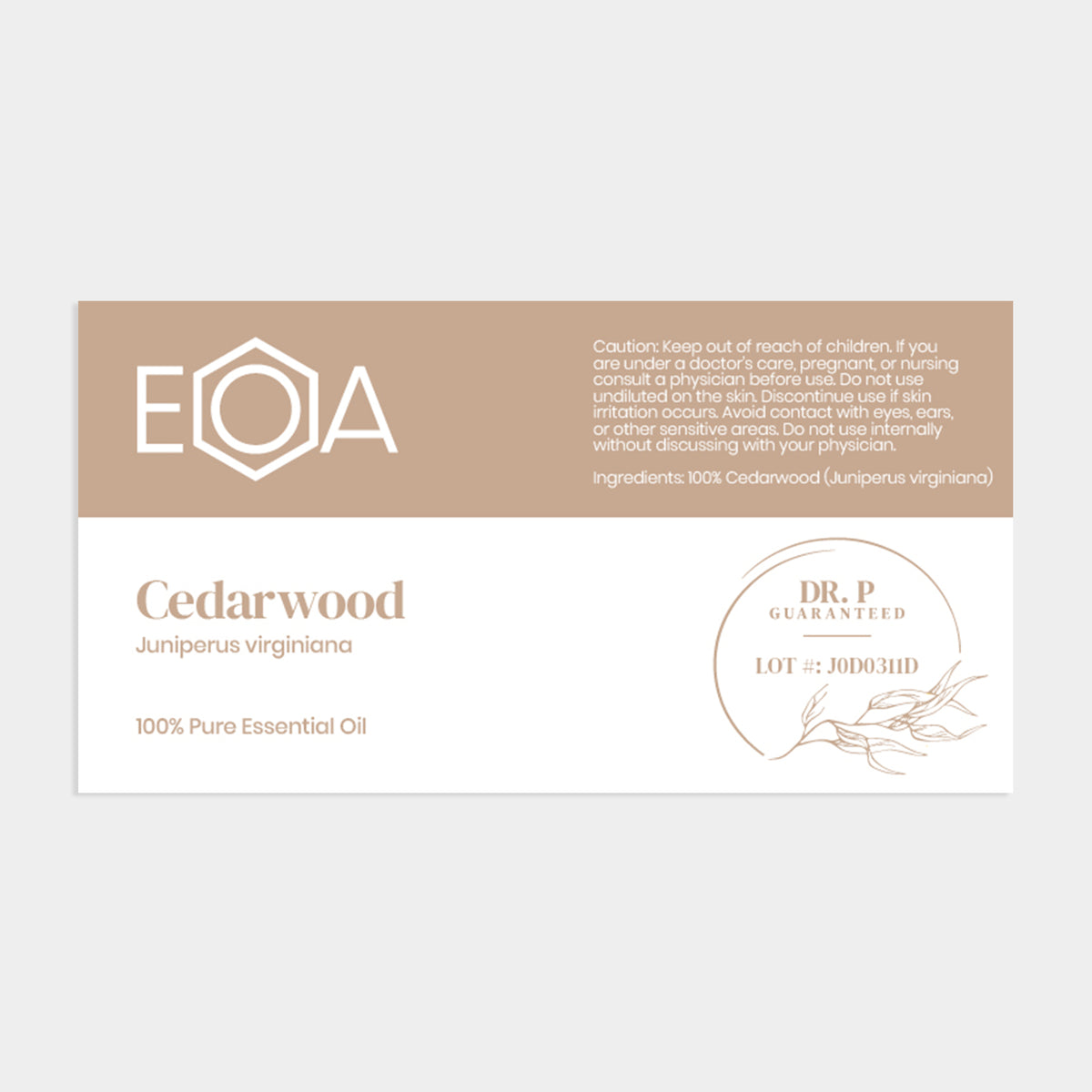 Cedarwood- 15 ml – Essential Oil Analysis